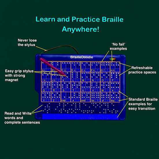 BrailleDoodle: Braille, STEM, and Art for Everyone! – A. T. Guys