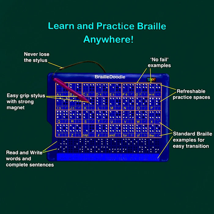 BrailleDoodle: Braille, STEM, and Art for Everyone! – A. T. Guys