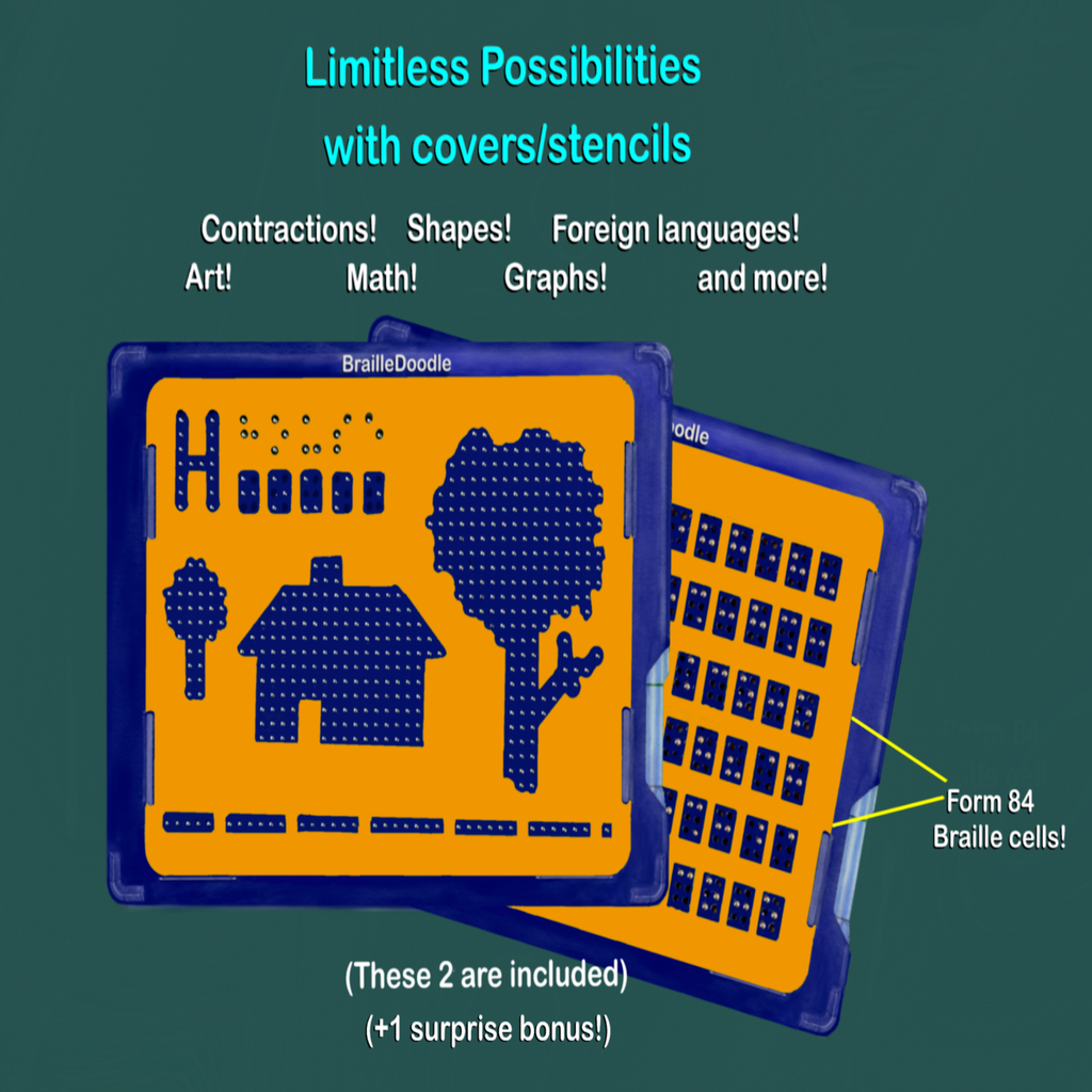 BrailleDoodle: Braille, STEM, and Art for Everyone! – A. T. Guys